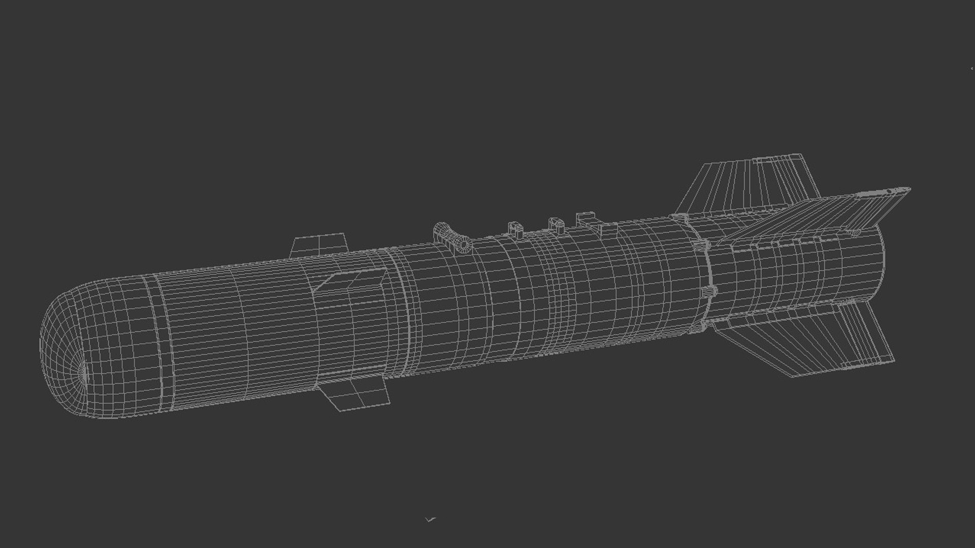 3D Russian KAB-500 Kr Guided Bomb - TurboSquid 2340031