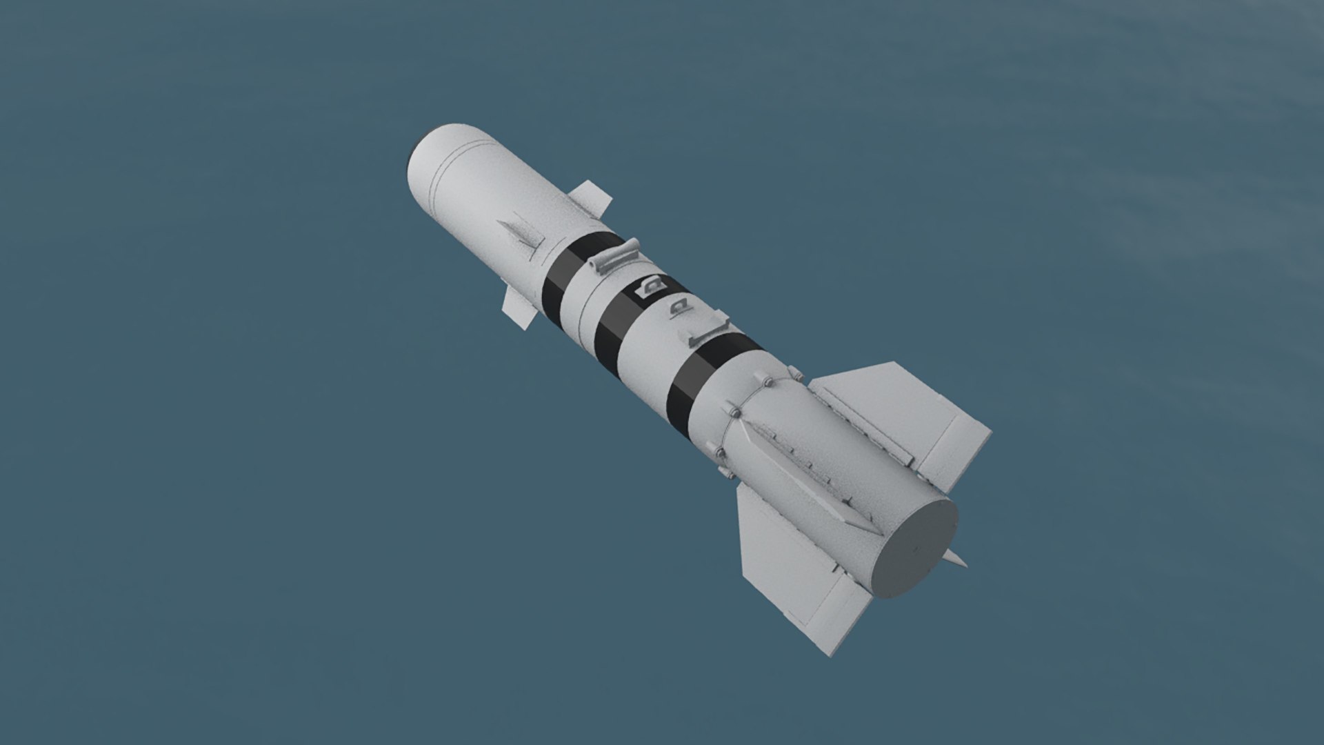 3D Russian KAB-500 Kr Guided Bomb - TurboSquid 2340031