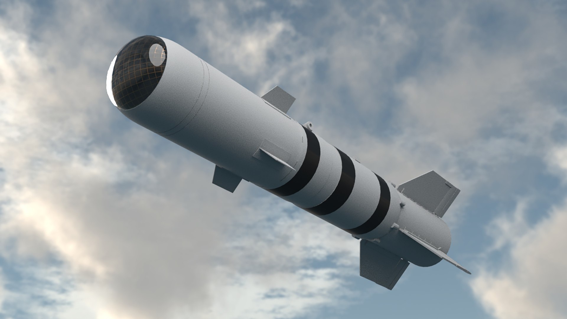 3D Russian KAB-500 Kr Guided Bomb - TurboSquid 2340031