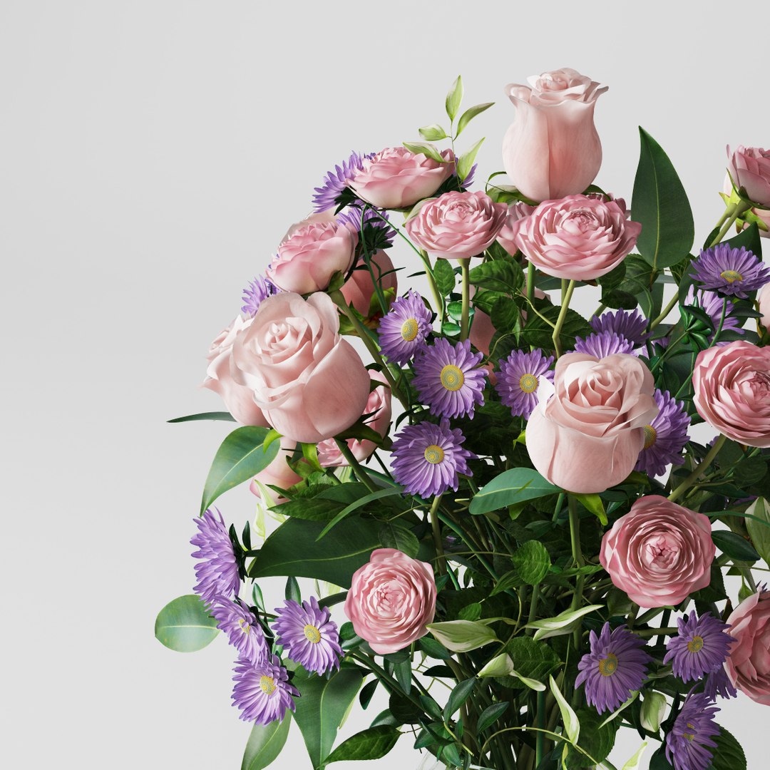 Flowers Bouquet 3d Max
