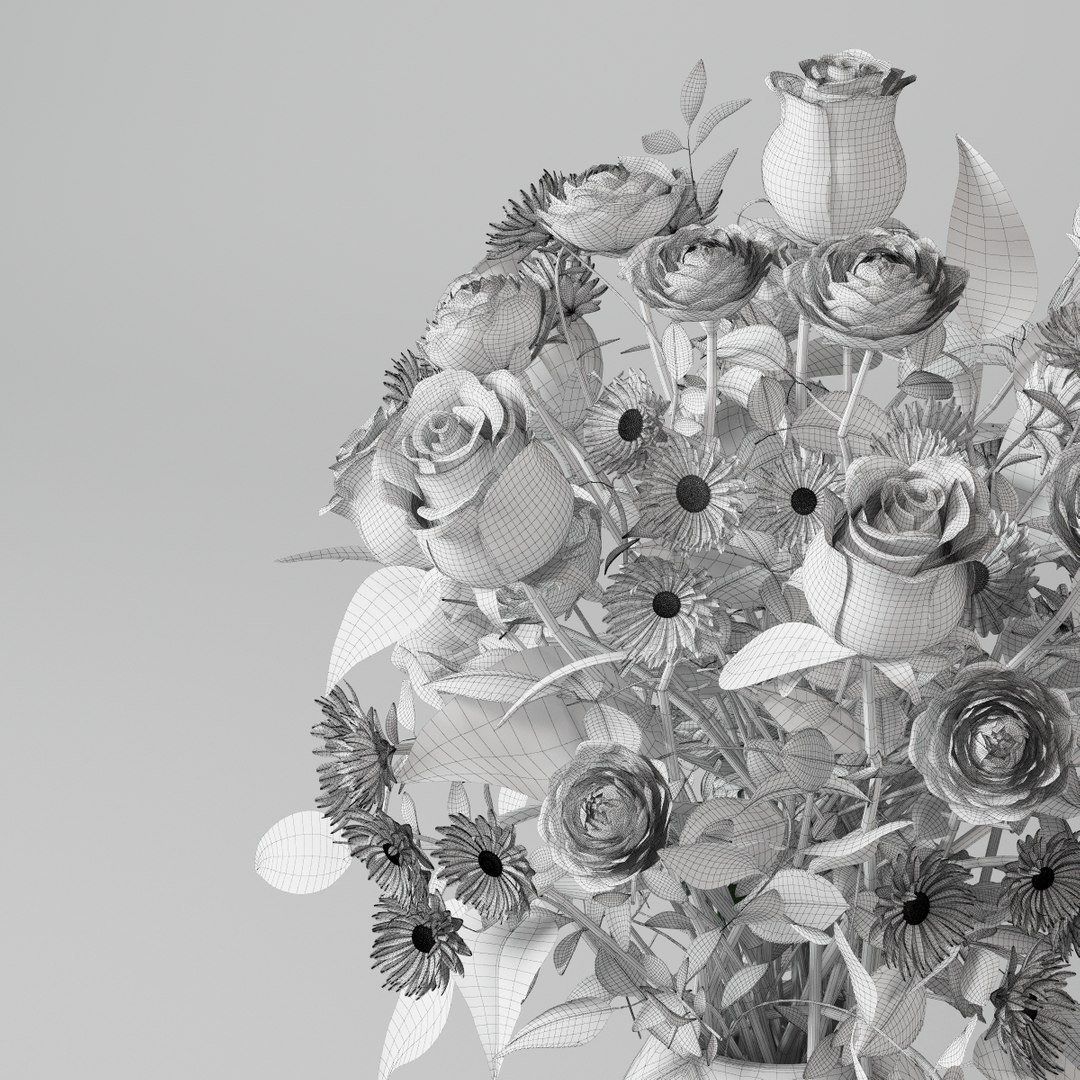 Flowers Bouquet 3d Max