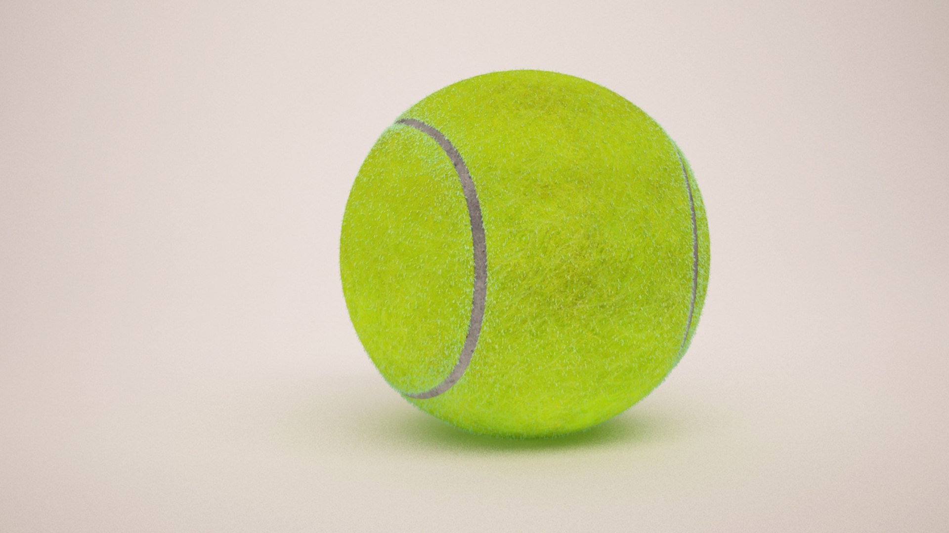 3d Realistic Tennis Ball - Model
