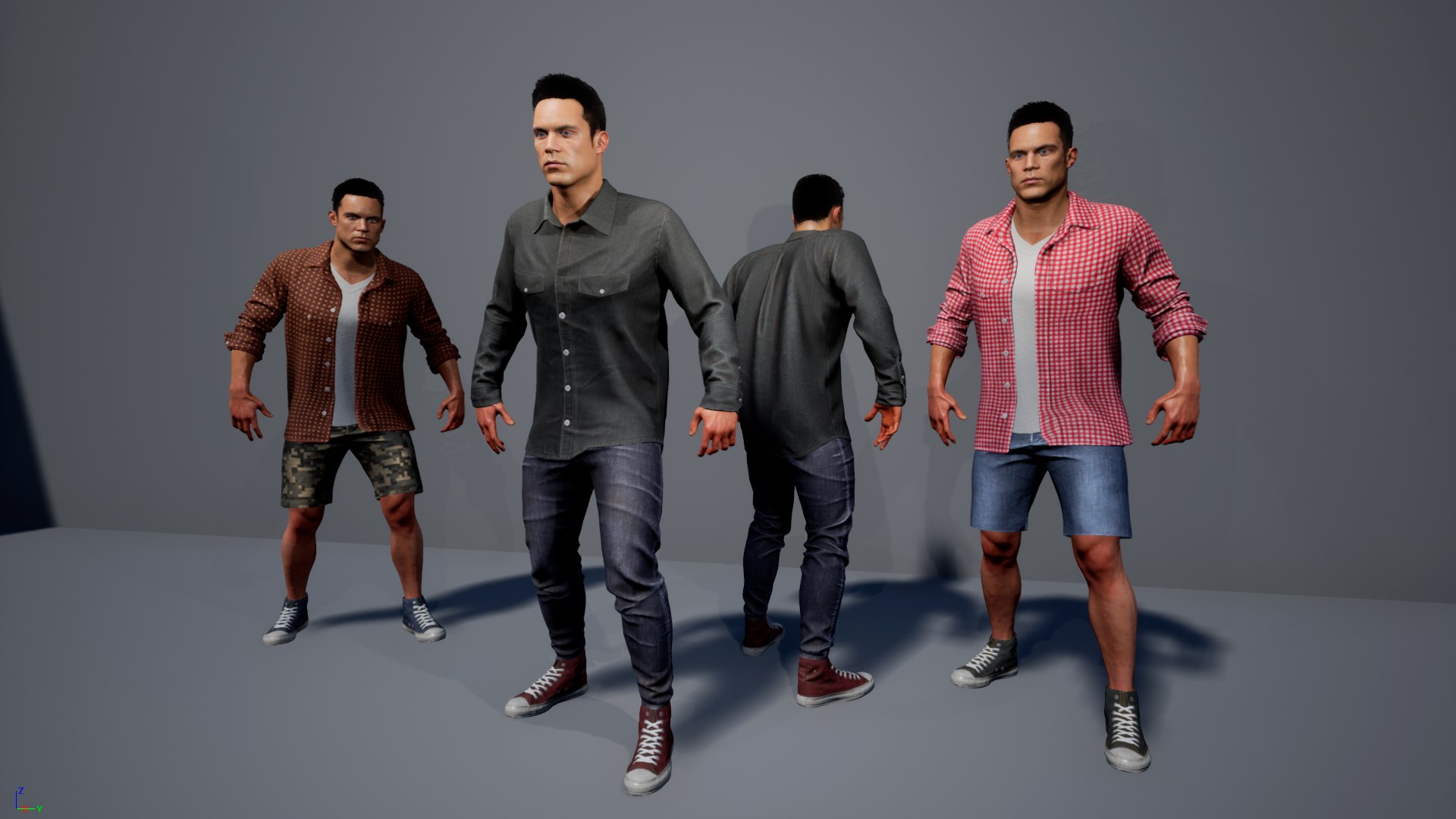Male Casual Outfits Vol1 3D - TurboSquid 1853065