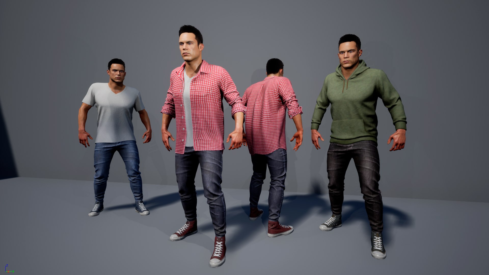 Male Casual Outfits Vol1 3D - TurboSquid 1853065