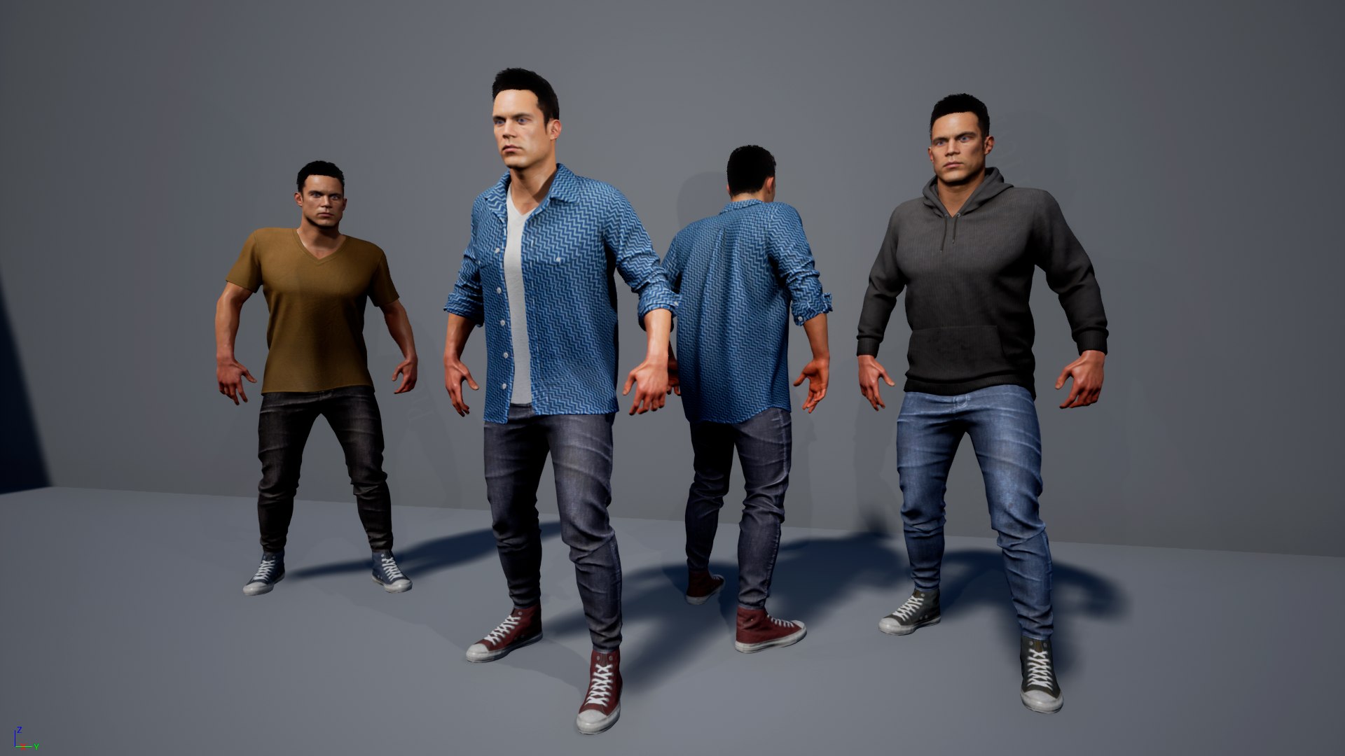 Male Casual Outfits Vol1 3D - TurboSquid 1853065