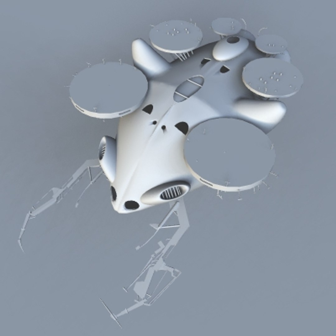 Spacewreck Derelict 3d 3ds