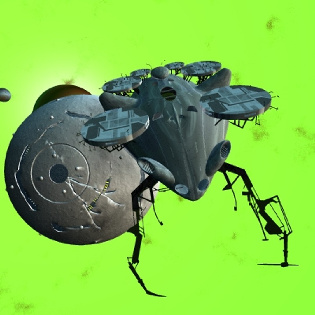 Spacewreck Derelict 3d 3ds