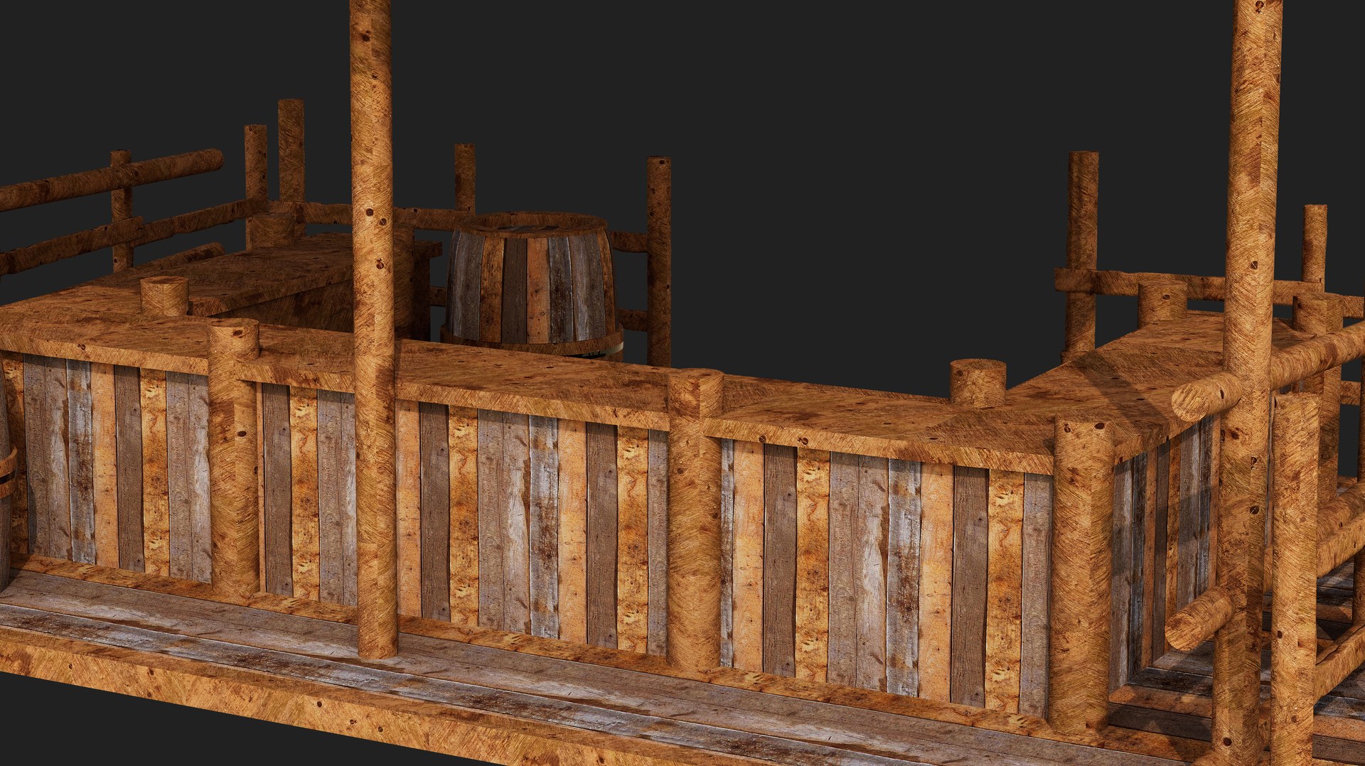 Market Stall 3D Model - TurboSquid 1849929