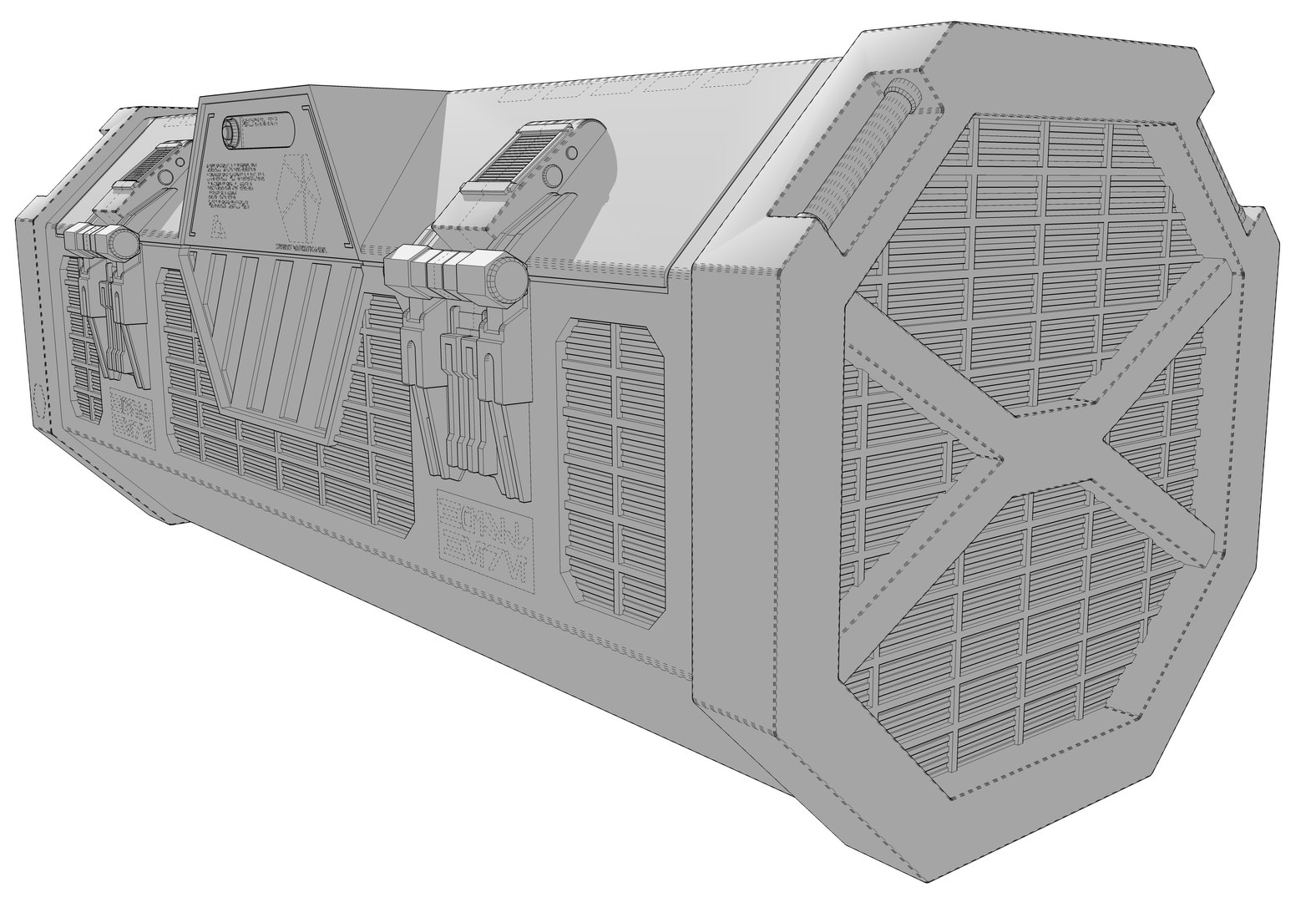Kyber Crystal Shipment Box 3D - TurboSquid 1335145