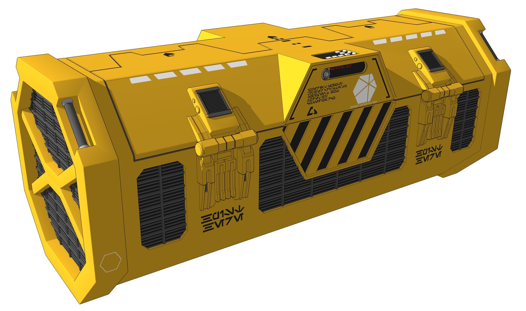 Kyber Crystal Shipment Box 3D - TurboSquid 1335145