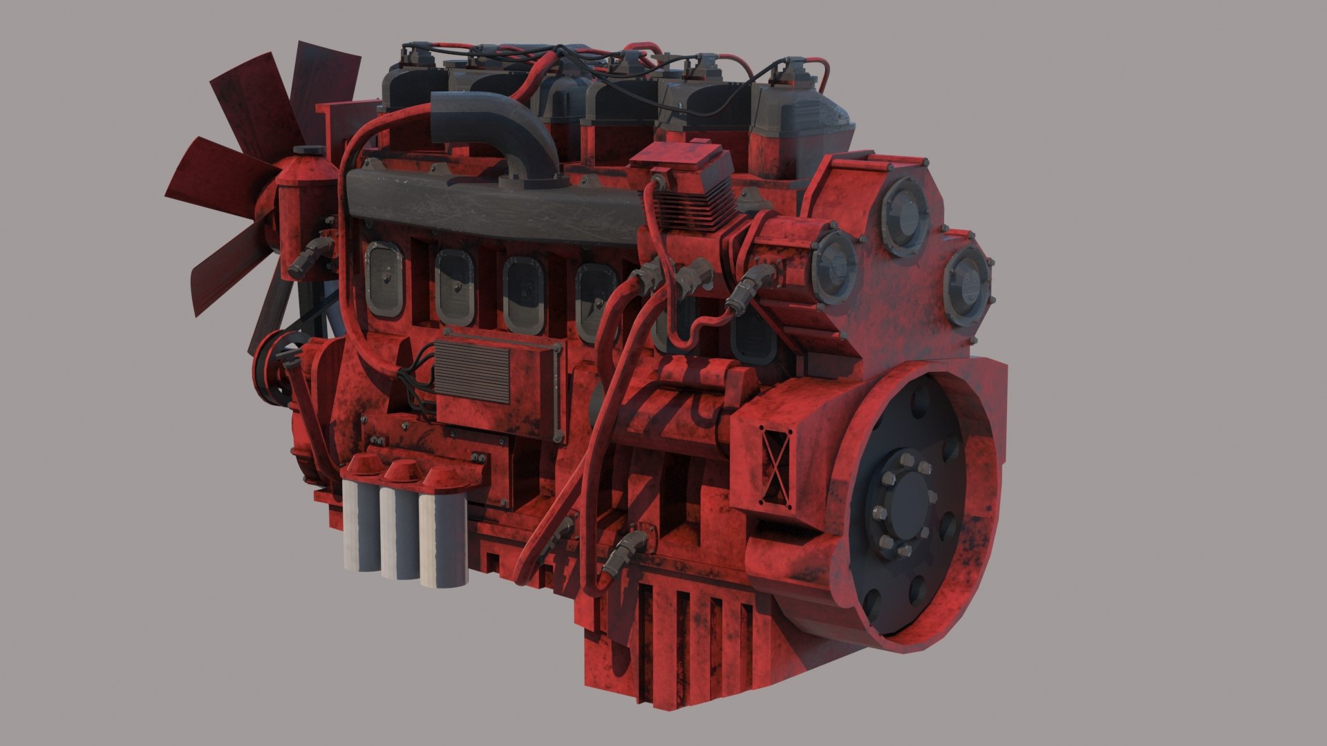 3D Engine Truck Model - TurboSquid 1490202