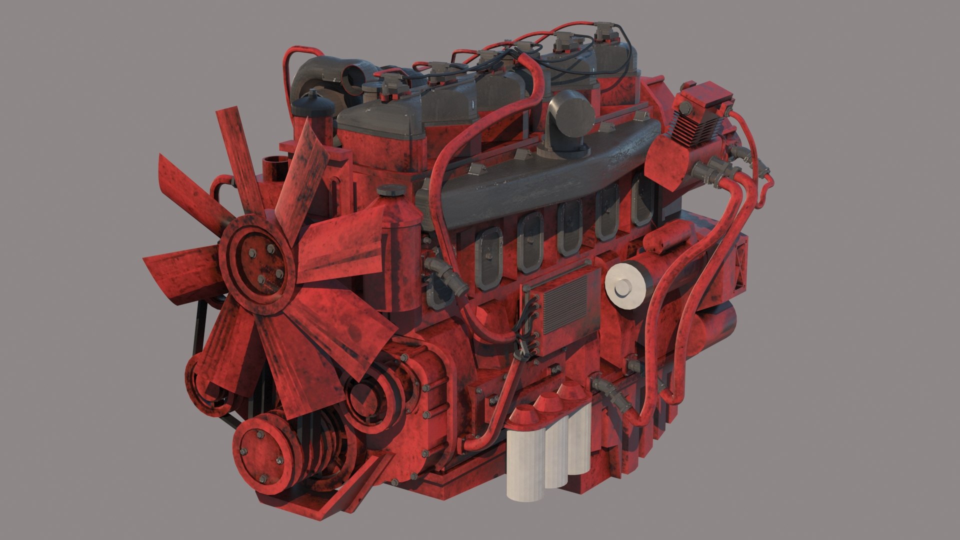 3D Engine Truck Model - TurboSquid 1490202