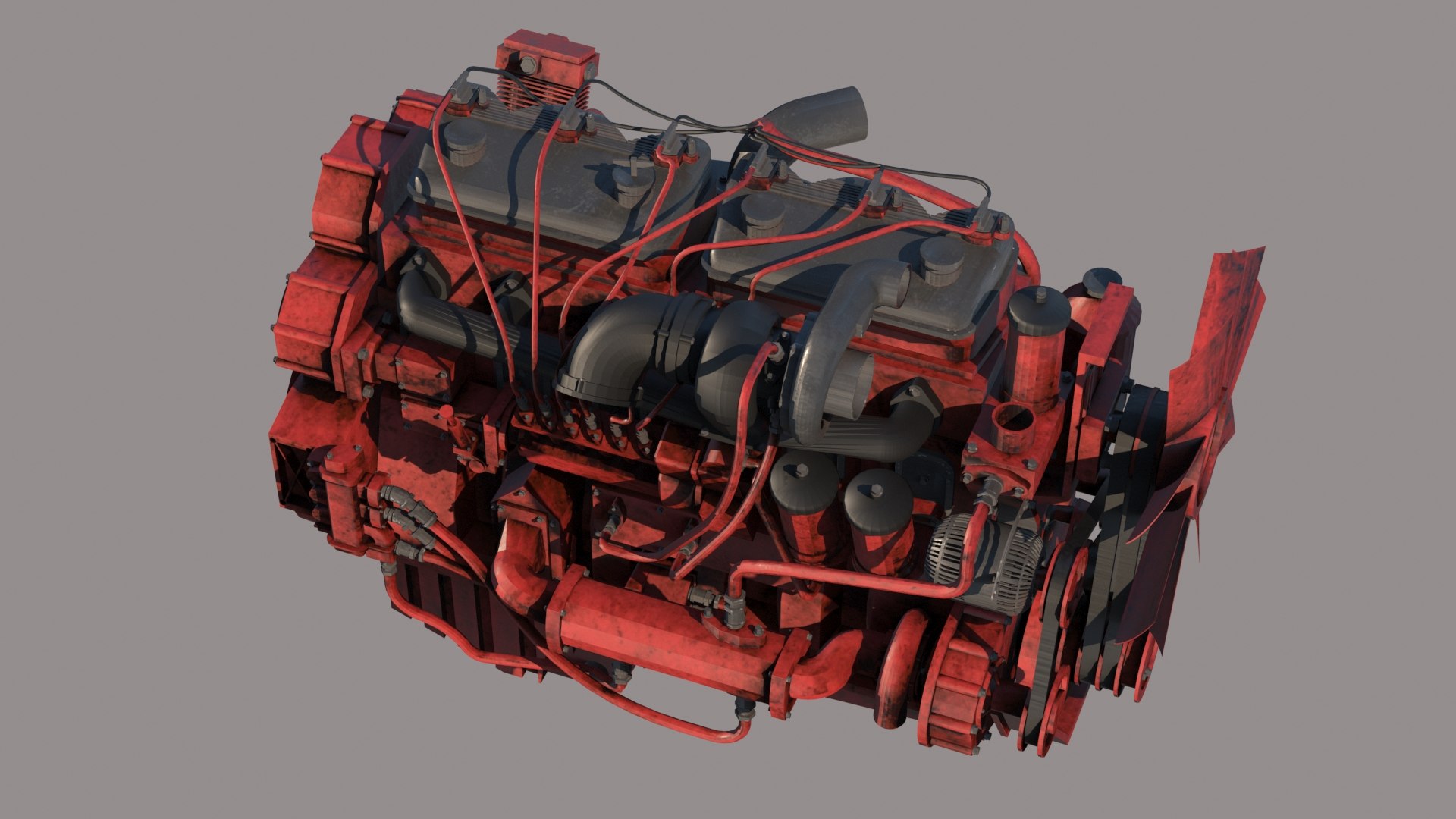 3D Engine Truck Model - TurboSquid 1490202
