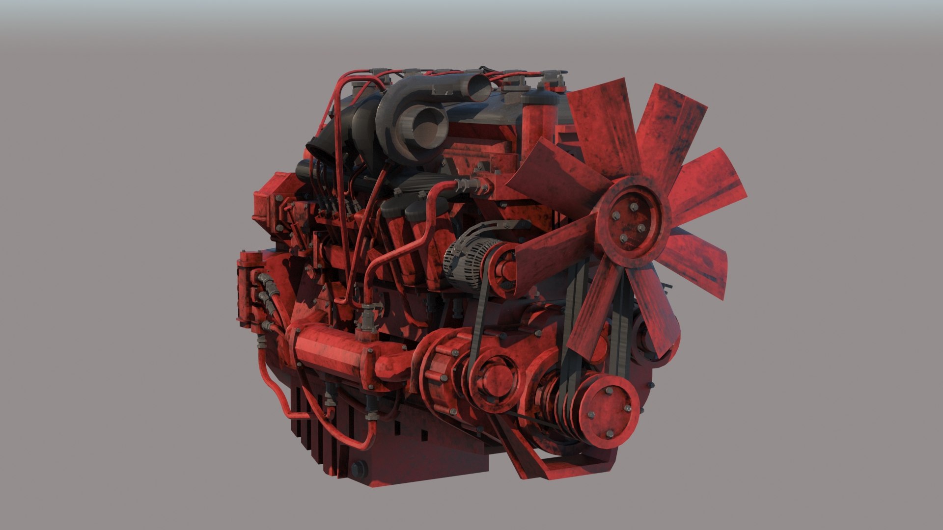 3D Engine Truck Model - TurboSquid 1490202