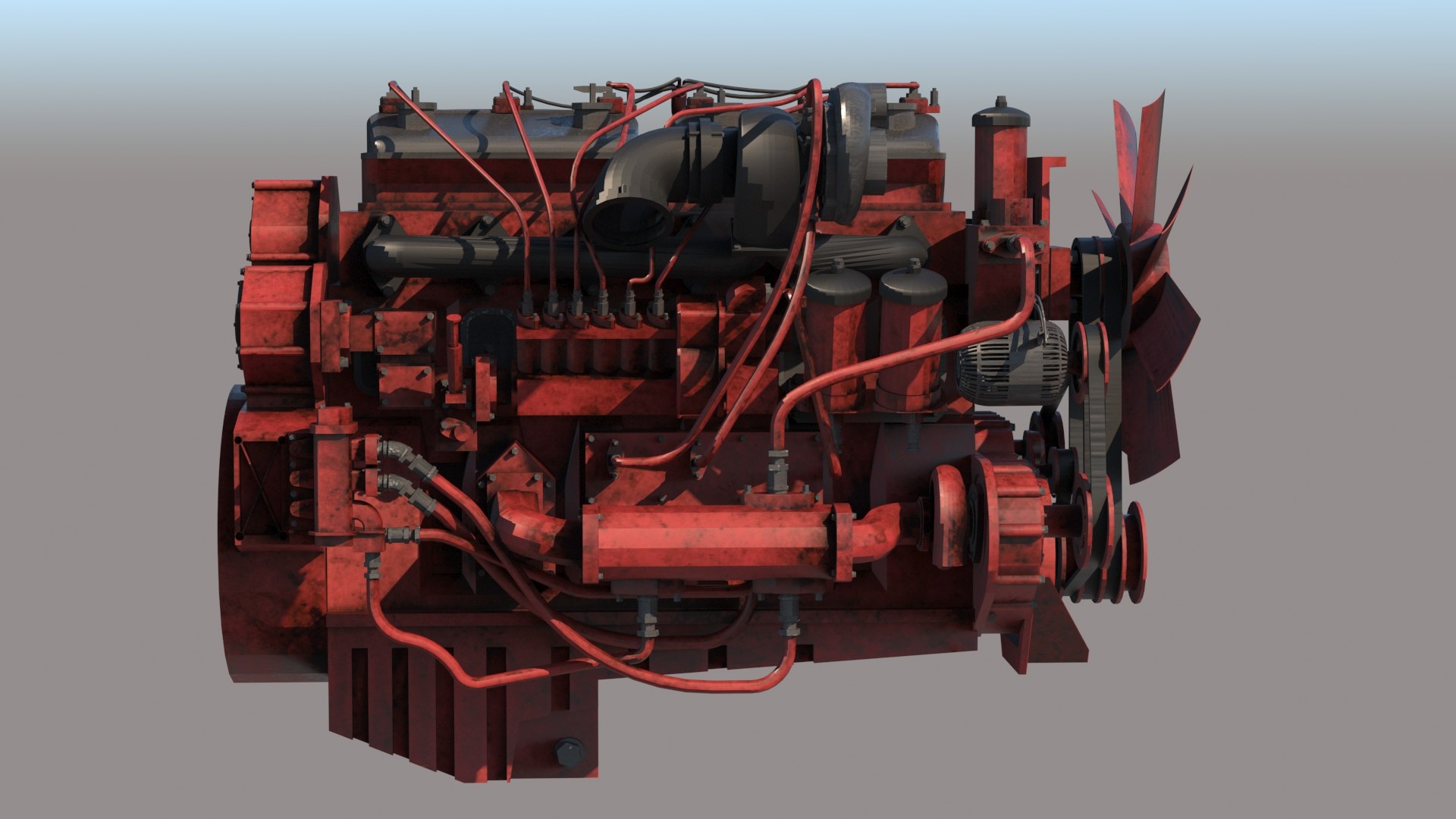 3D Engine Truck Model - TurboSquid 1490202