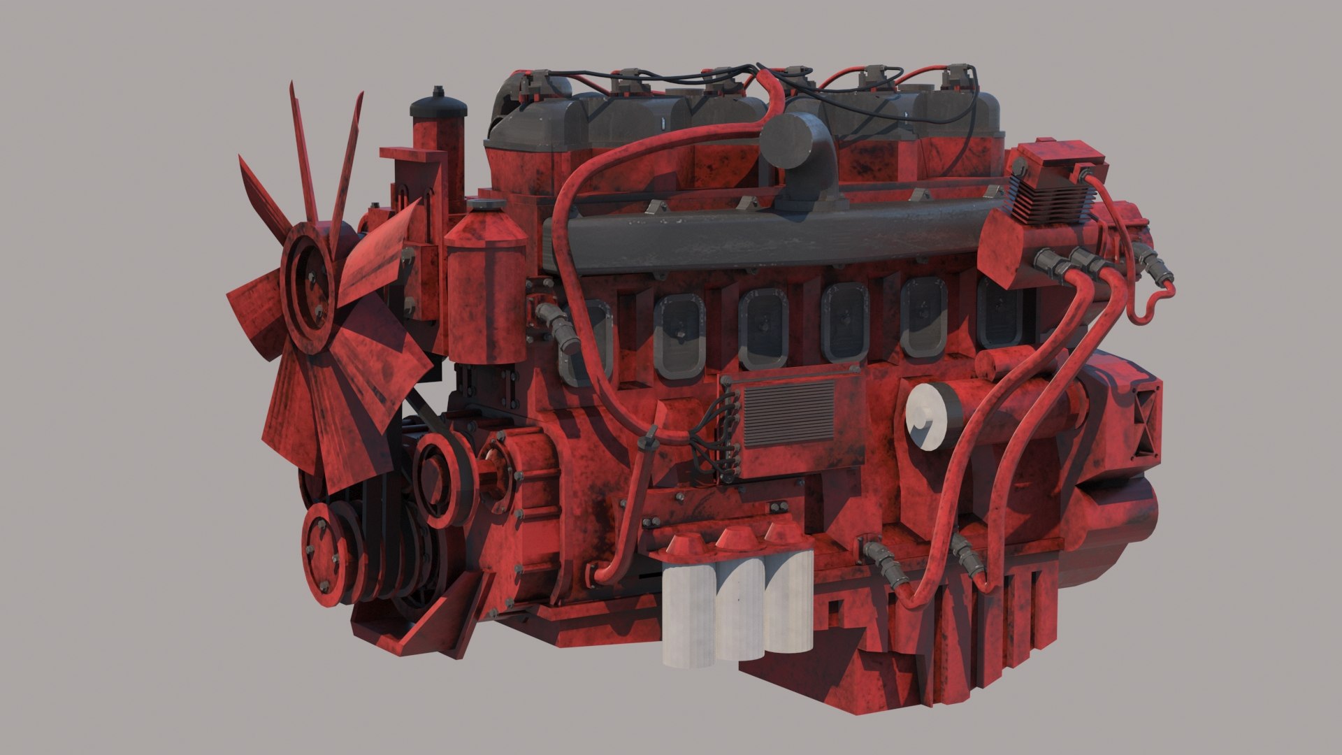3D Engine Truck Model - TurboSquid 1490202