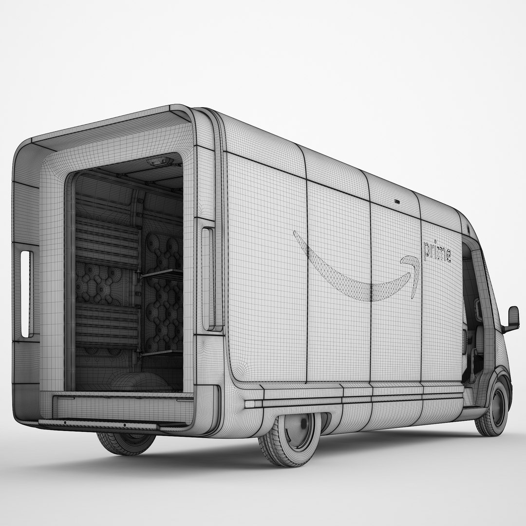 Amazon Electric Delivery Van 02 3D Model - TurboSquid 1998494