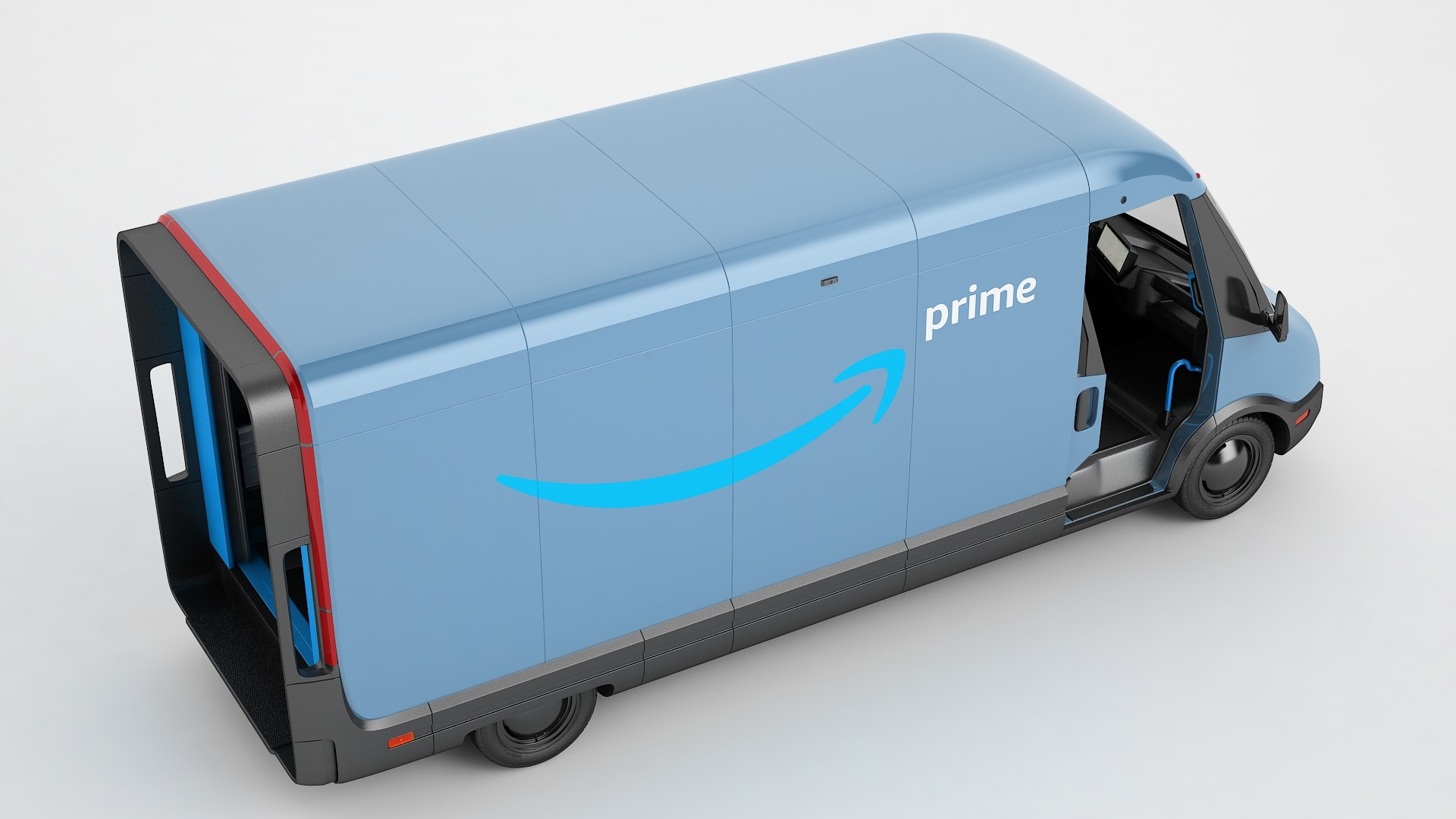Amazon Electric Delivery Van 02 3D Model - TurboSquid 1998494