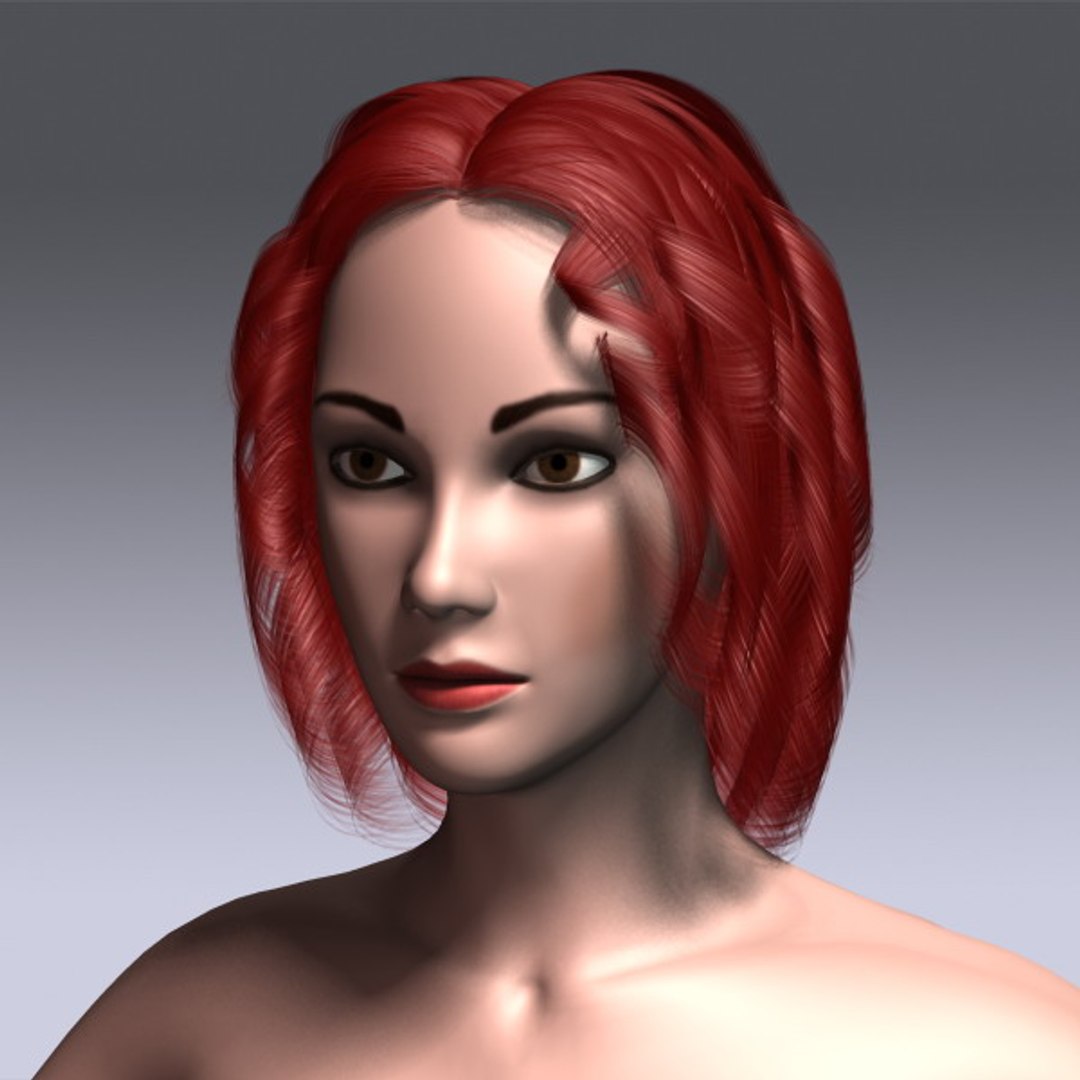 3d Model Jennifer Hair