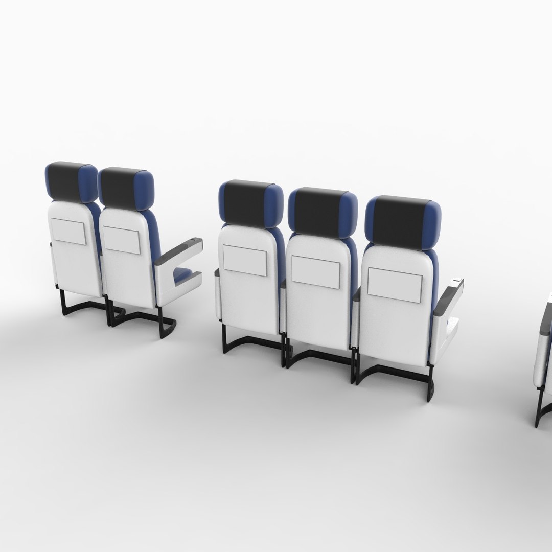 Coach Class Seats 3d Max