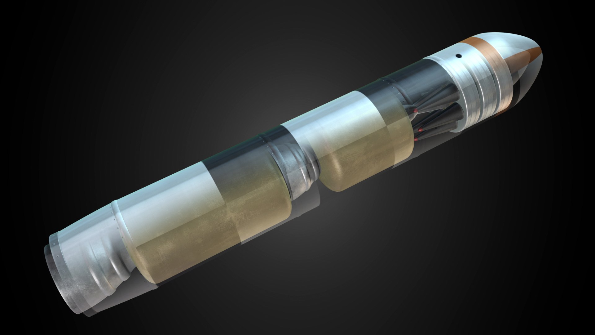 RSM-56 Bulava Missile 3D Model - TurboSquid 2309594