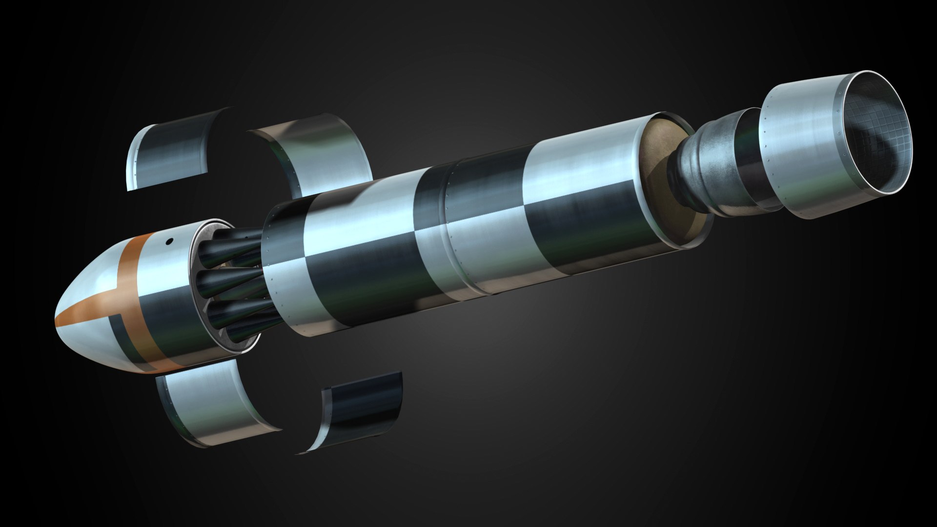 RSM-56 Bulava Missile 3D Model - TurboSquid 2309594