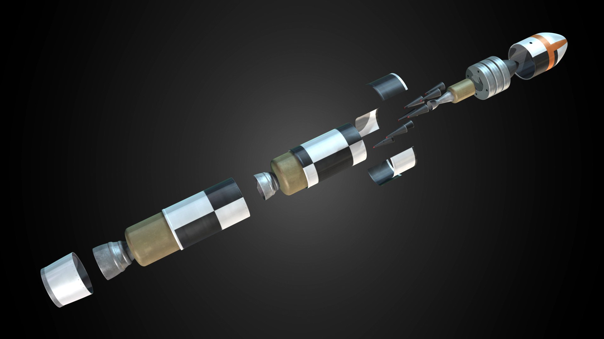 RSM-56 Bulava Missile 3D Model - TurboSquid 2309594