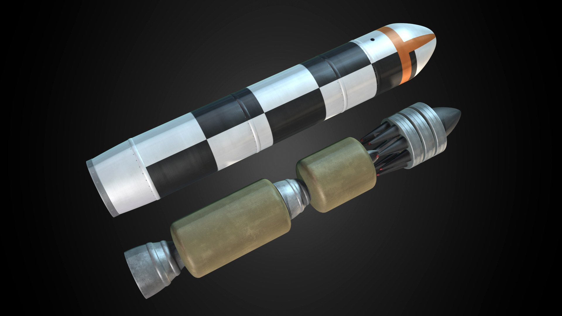 RSM-56 Bulava Missile 3D Model - TurboSquid 2309594