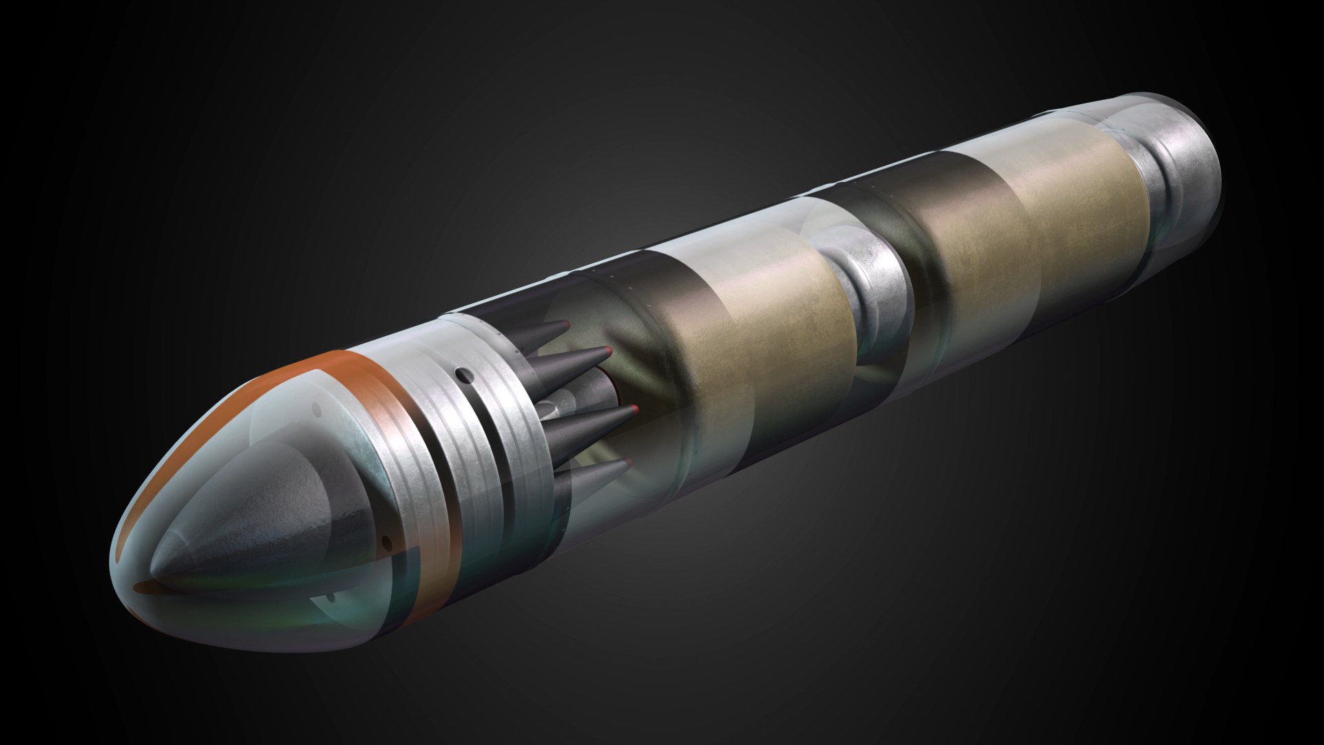 RSM-56 Bulava Missile 3D Model - TurboSquid 2309594