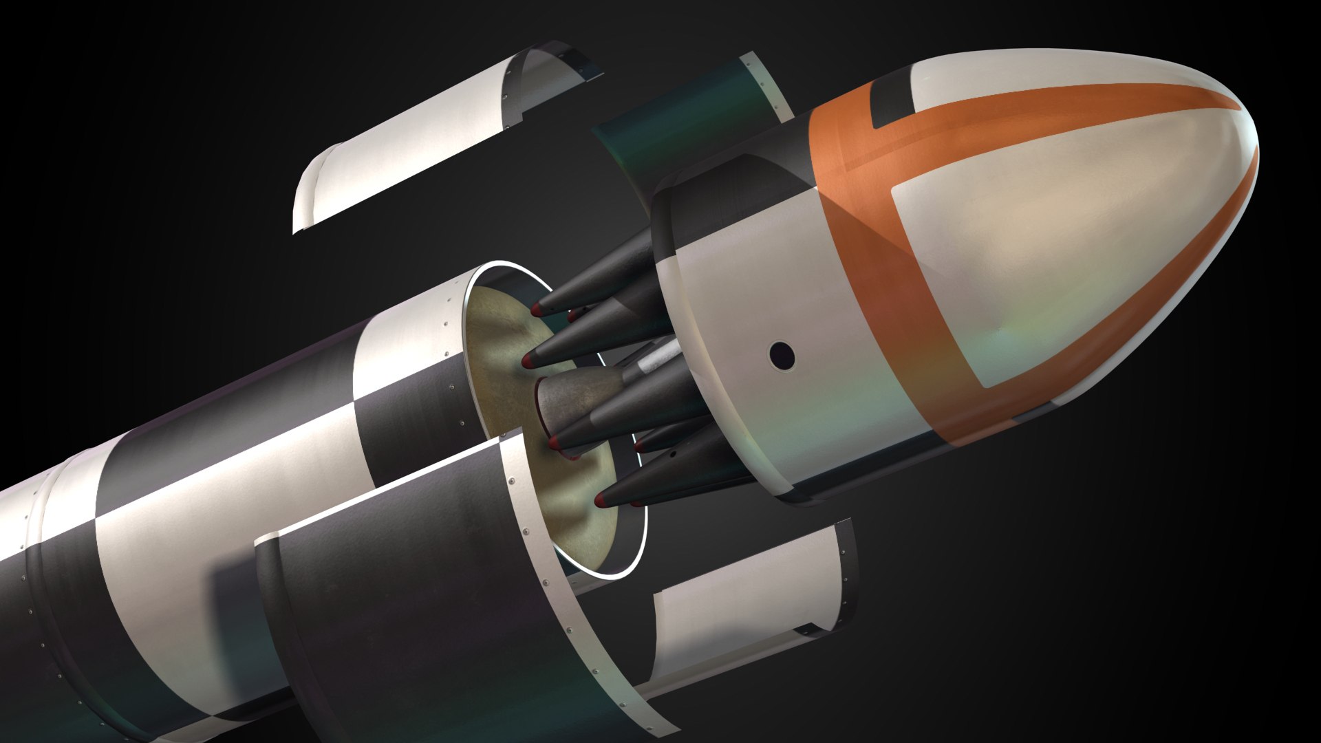 RSM-56 Bulava Missile 3D Model - TurboSquid 2309594