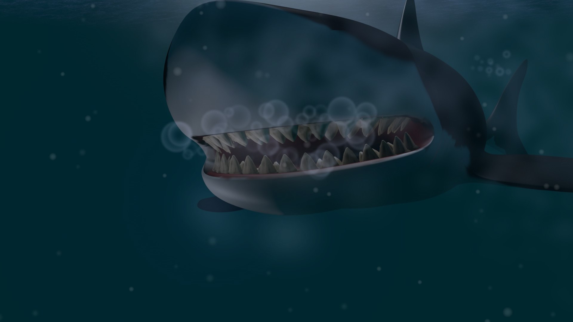 c4d giant shark megalodon