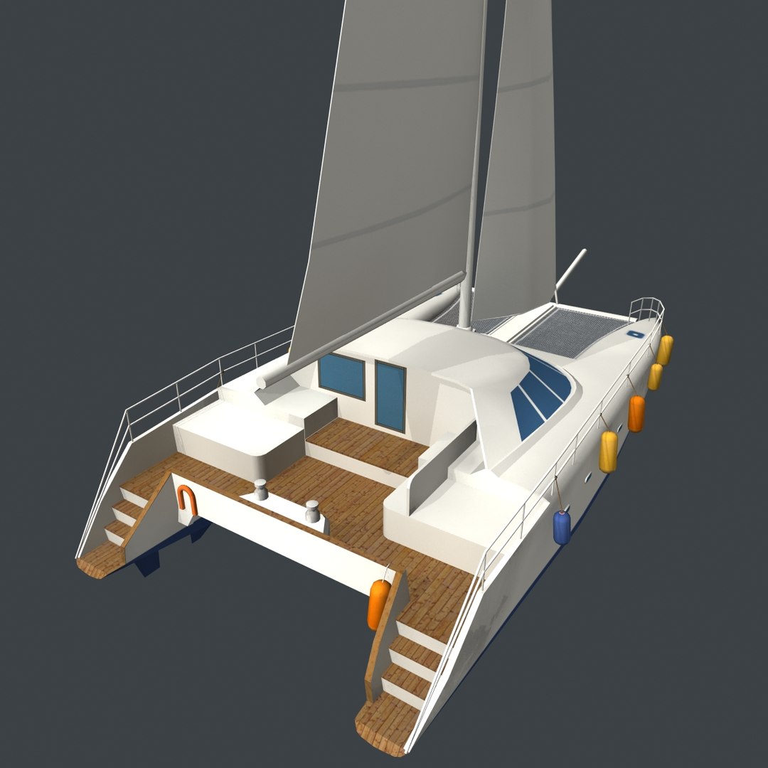 3d Catamaran Model