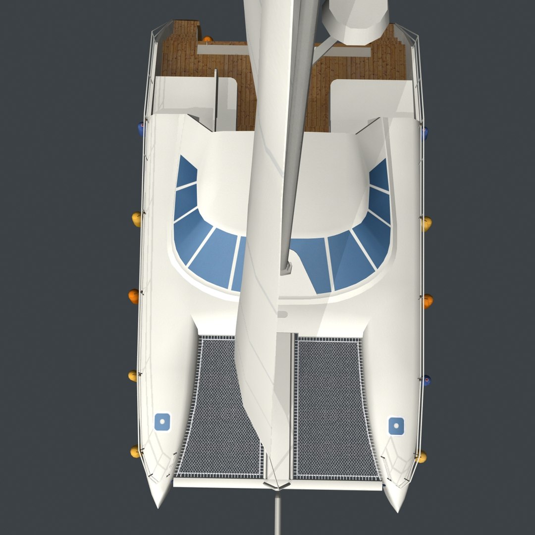 3d Catamaran Model