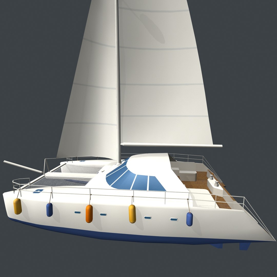 3d Catamaran Model