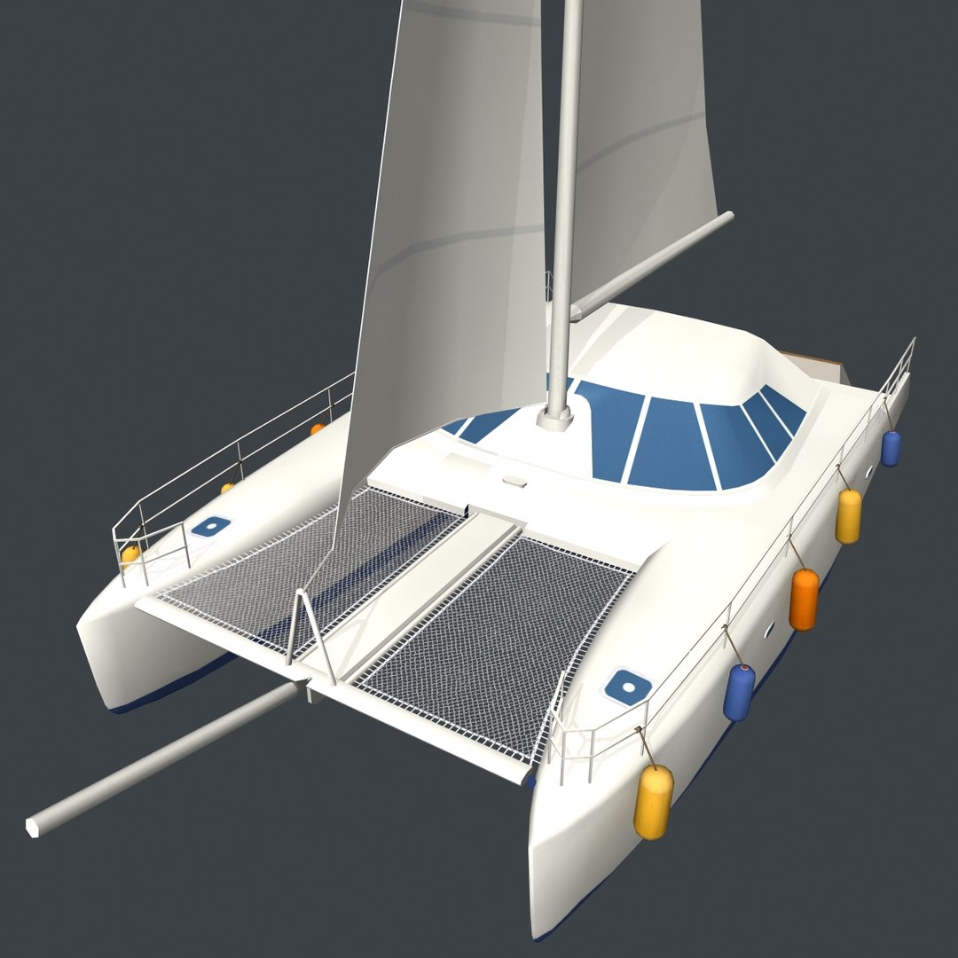 3d Catamaran Model
