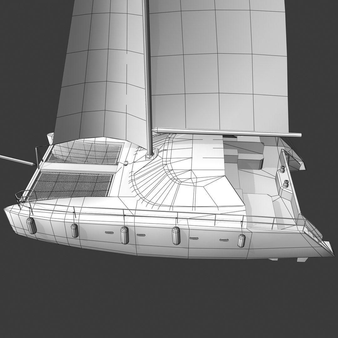 3d Catamaran Model