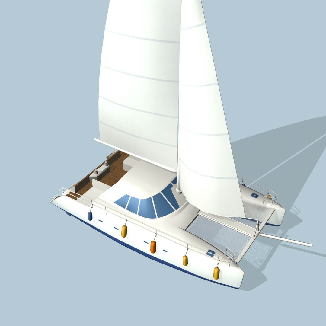 3d Catamaran Model