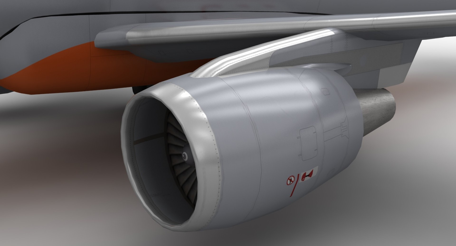 3d model airbus a320 jetstar