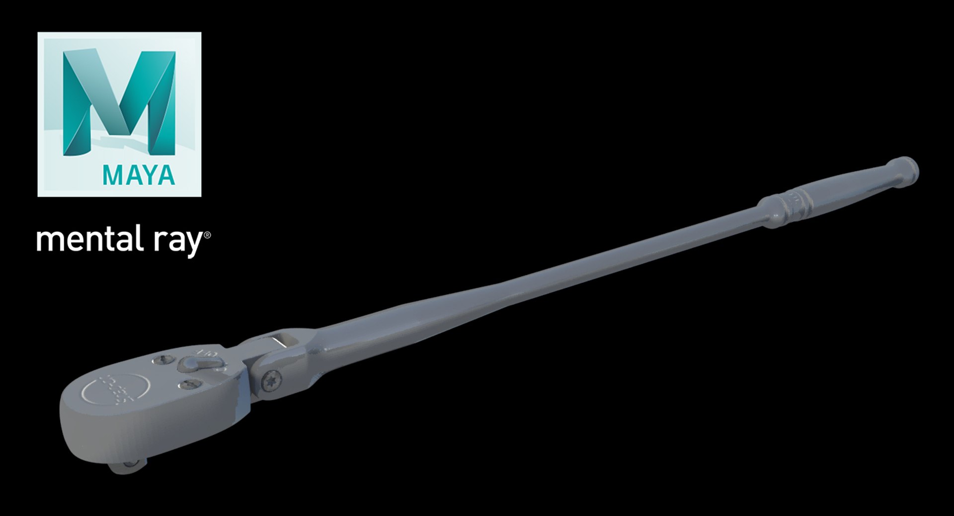 3D Extra Long Handle Flex-head - TurboSquid 1348215