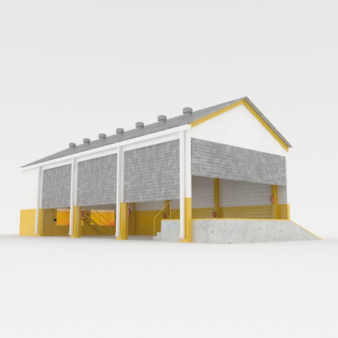 Industrial Factory Loading Bay Max