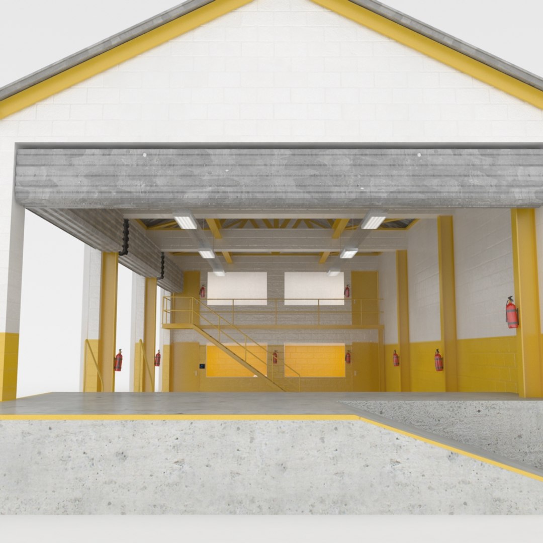 industrial factory loading bay max