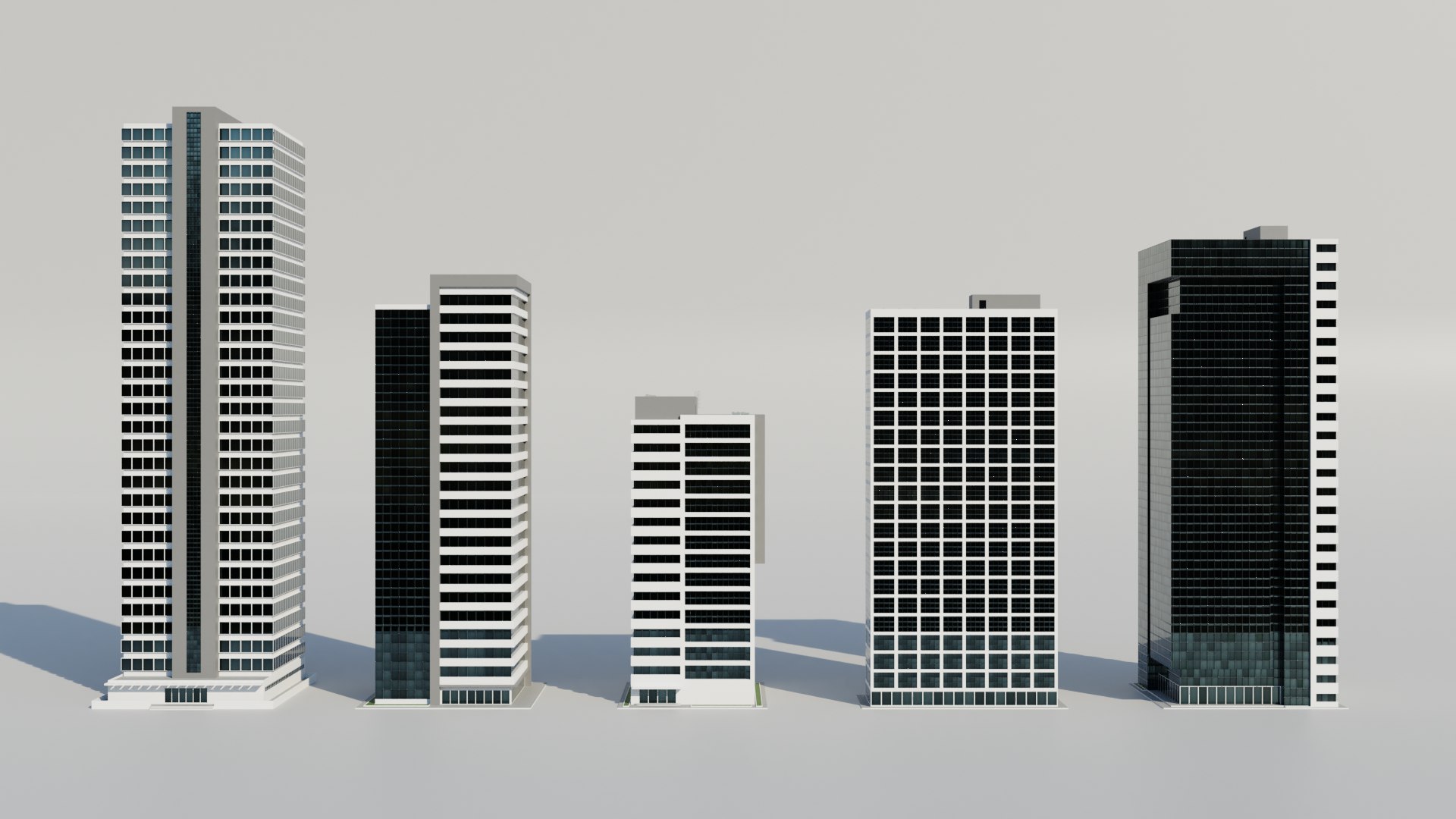Urban City Buildings 3D Model - TurboSquid 1811634