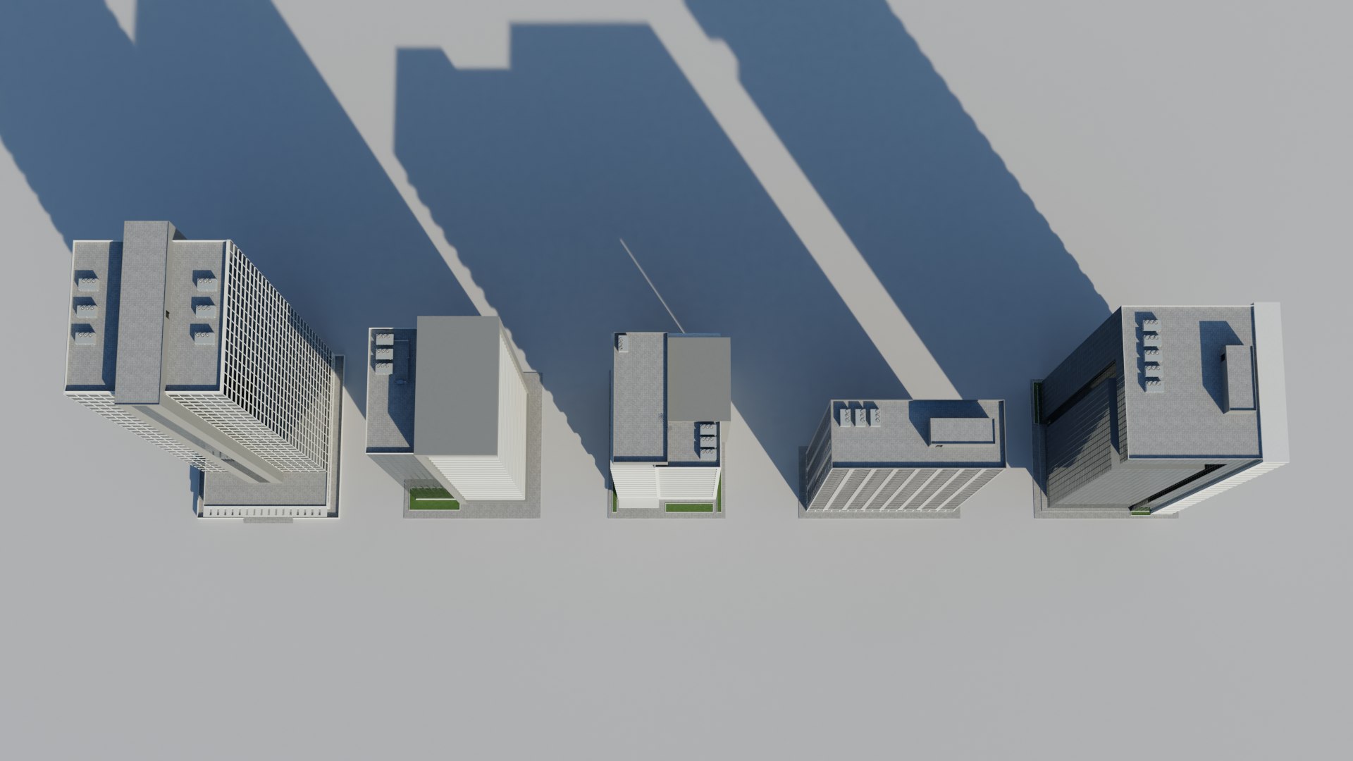 Urban City Buildings 3D Model - TurboSquid 1811634