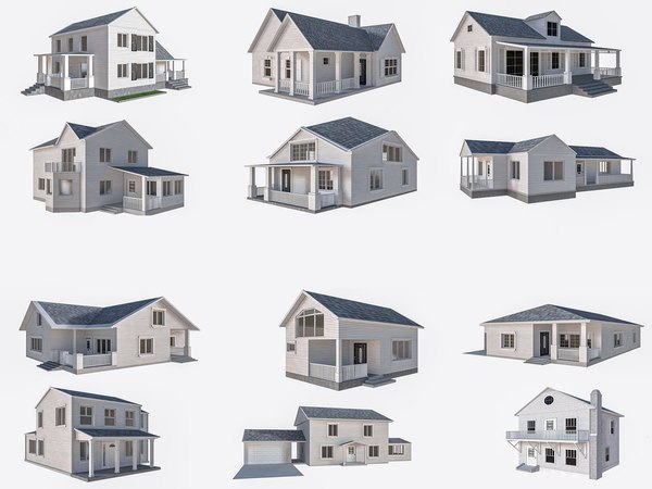 Casa De Estilo Ranchero 3D Modelos para Descargar | TurboSquid