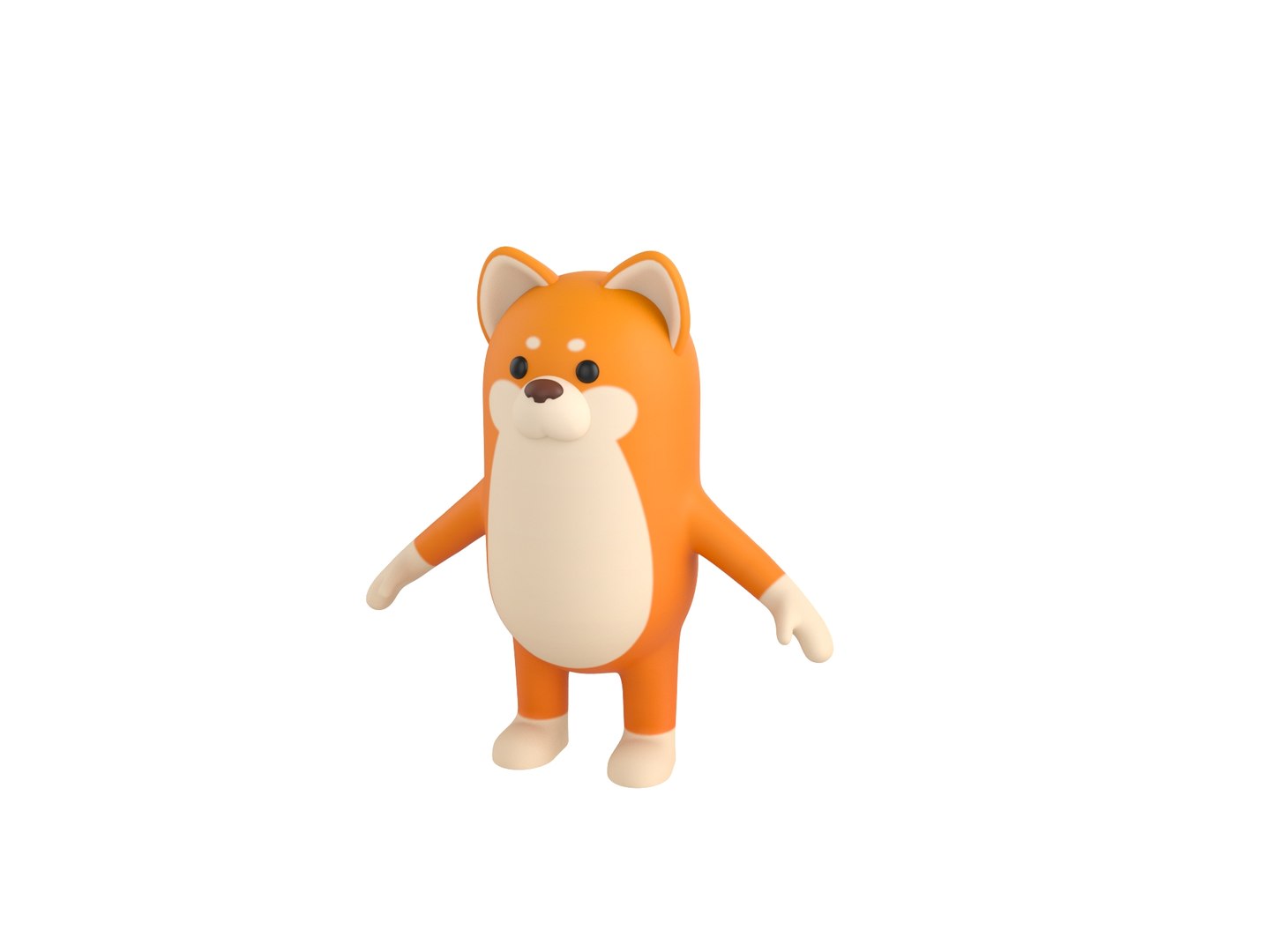 Shiba Dog Character 3D model - TurboSquid 2021203