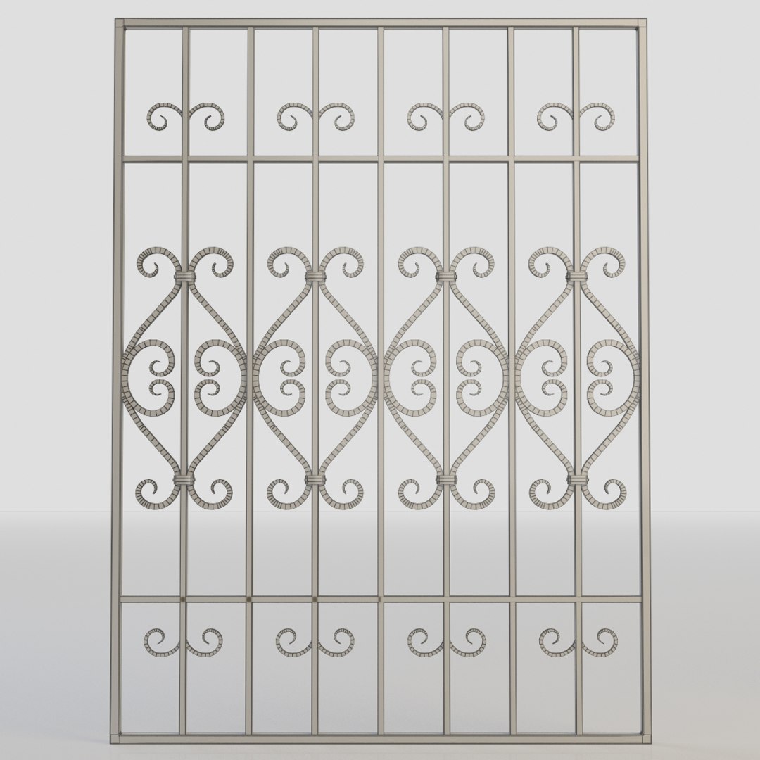 3d Windows Bars Model