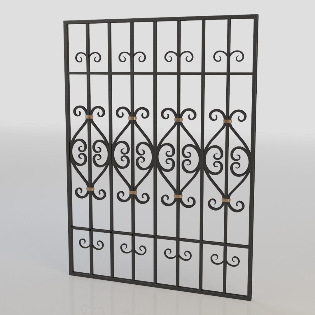 3d Windows Bars Model