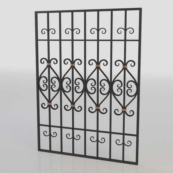 3d windows bars model