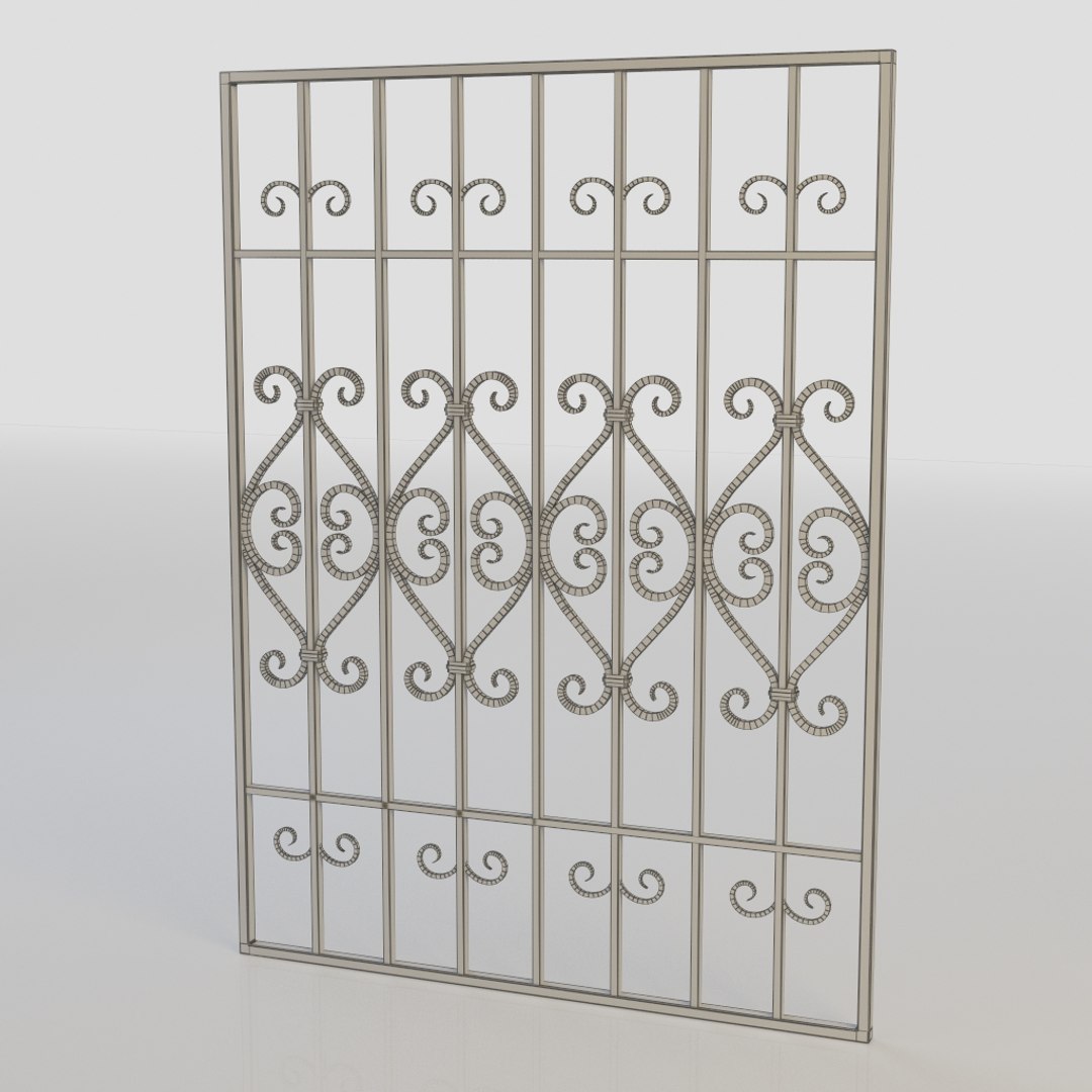 3d Windows Bars Model
