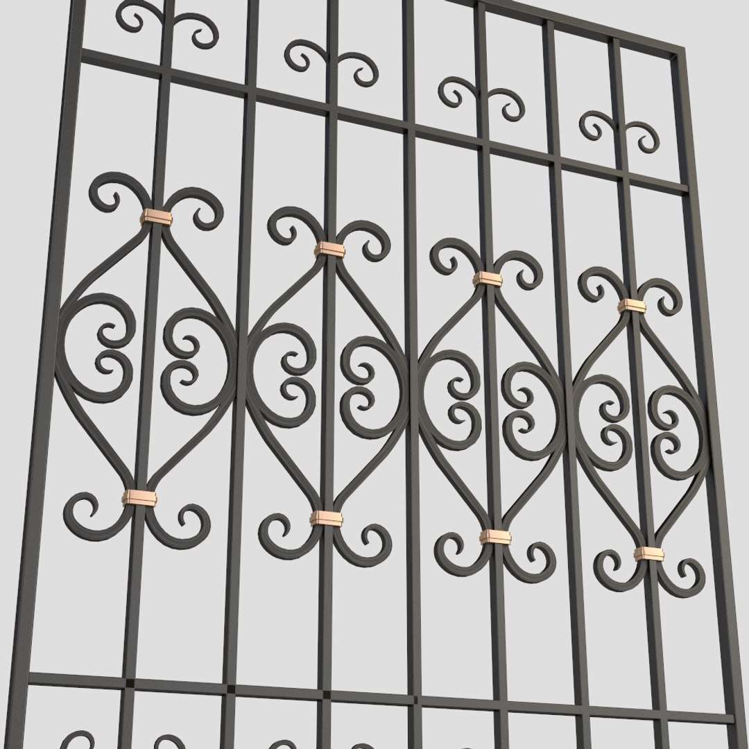3d Windows Bars Model